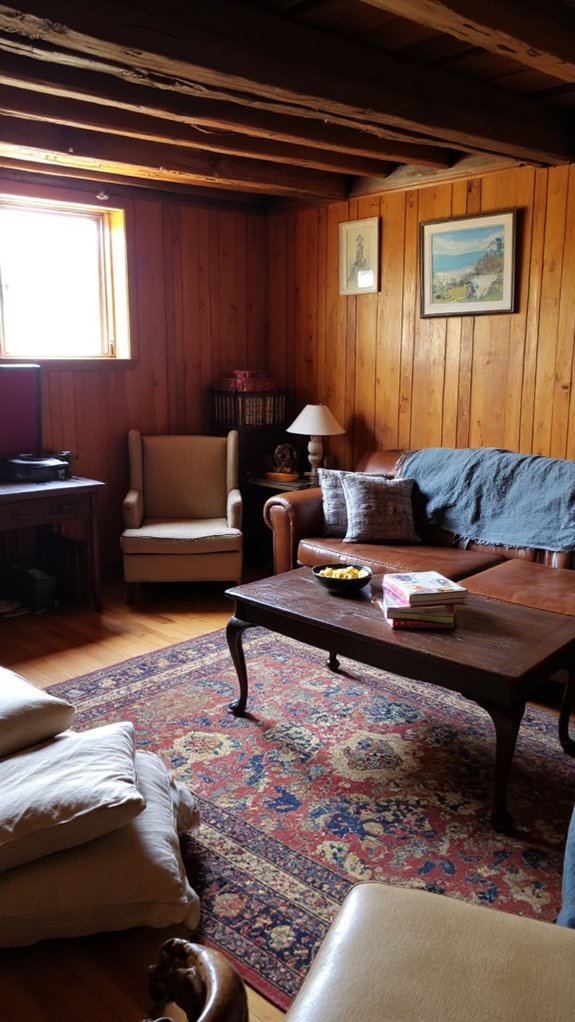 21 Cozy Basement With Wood Paneling That Feels Timeless