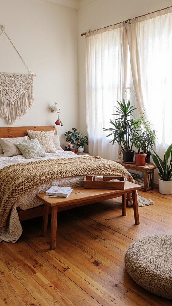 24 Chic Apartment Boho Bedroom Ideas That Feel Stylish Not Crowded